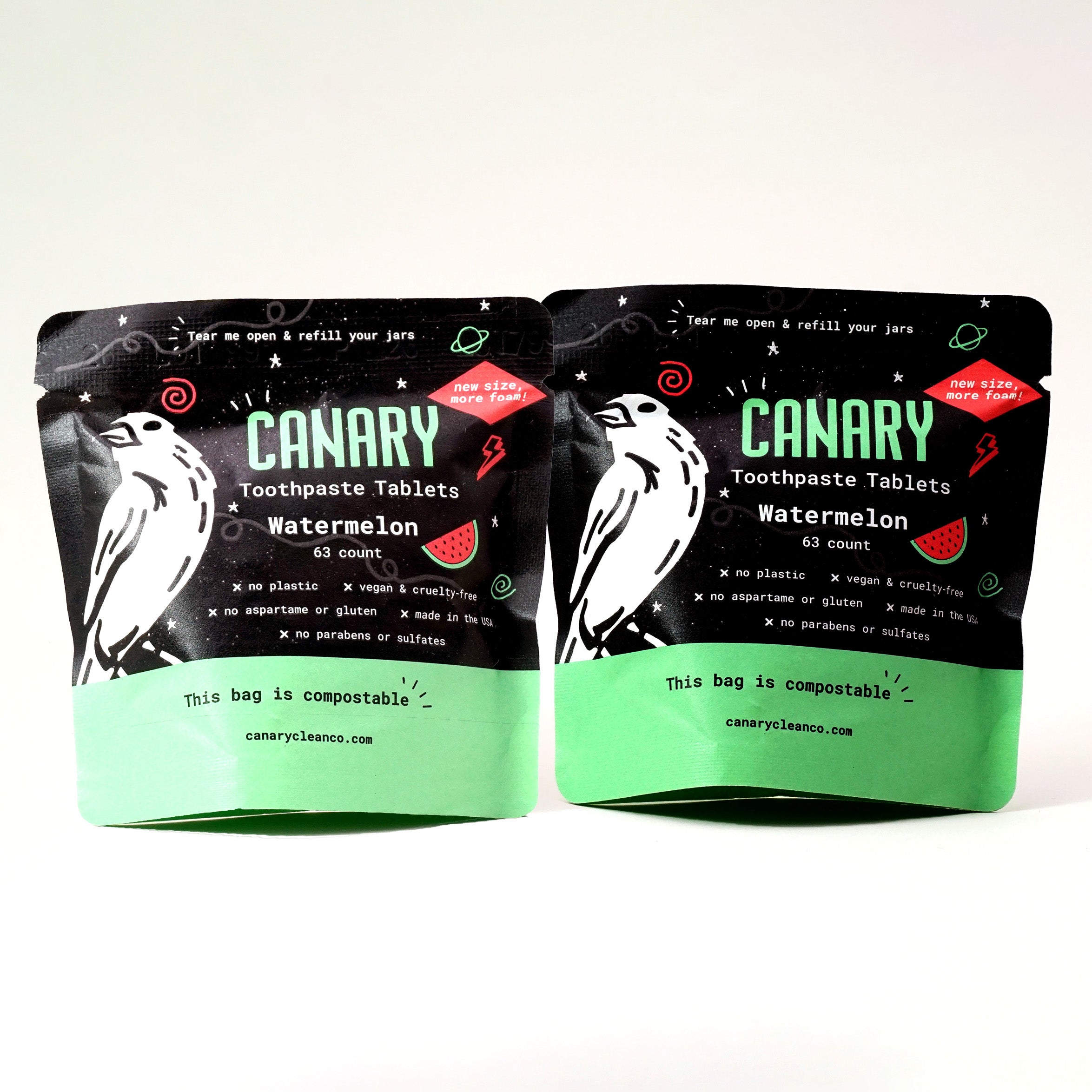 Watermelon Toothpaste Tablets - NEW & IMPROVED! – Canary