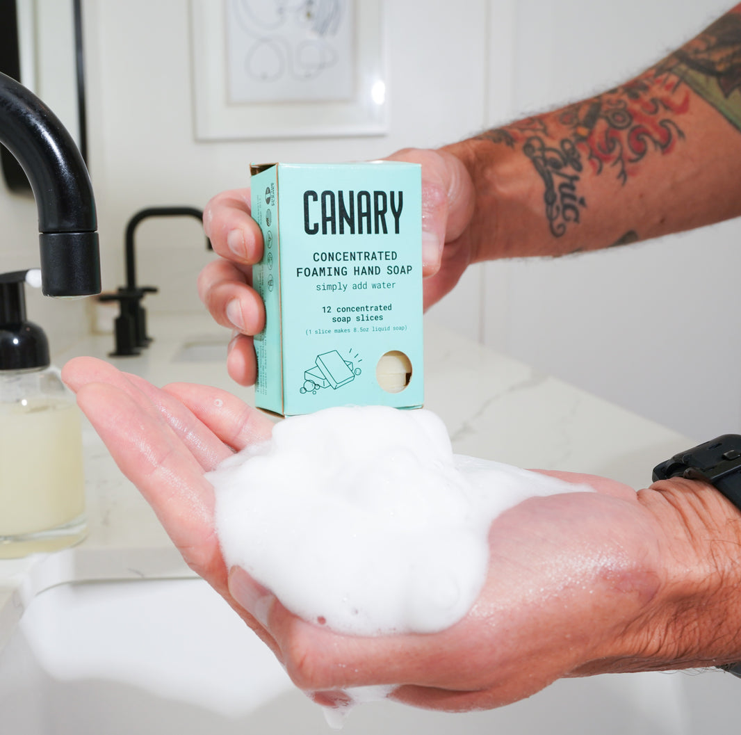 Concentrated Hand Soap Refill Bars. Organic, compact eco-friendly – Canary