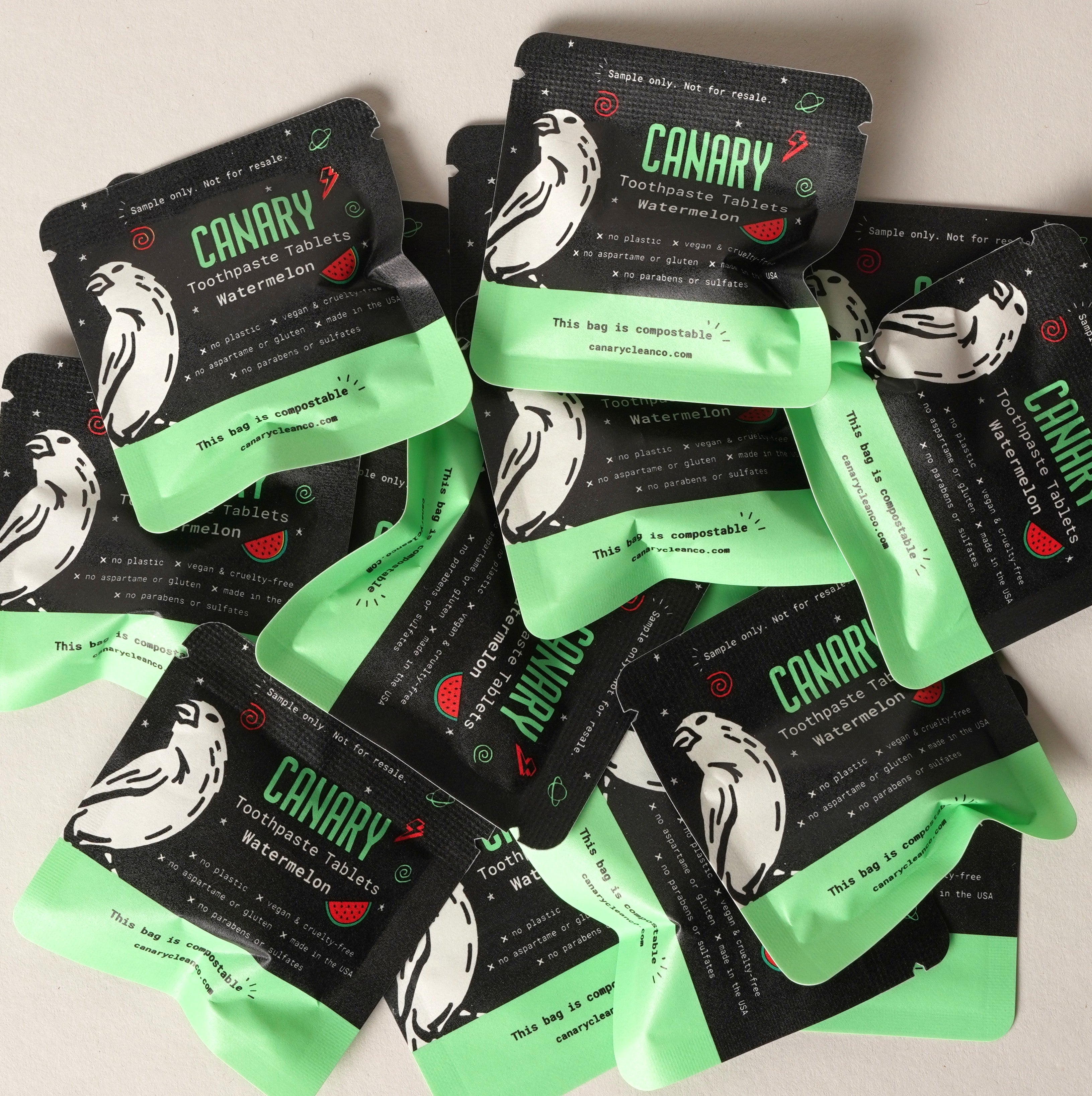 Canary Toothpaste Tablets - Trial Samples