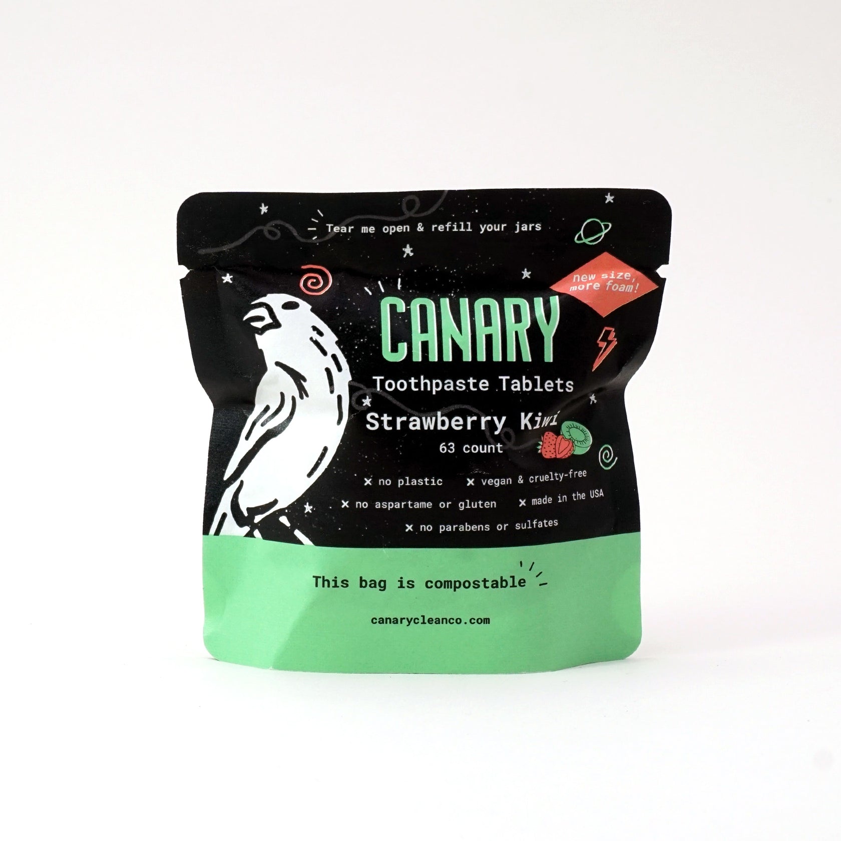 Strawberry + Kiwi Toothpaste Tablets – Canary